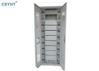 China 576 Cores FTTH Fiber Optical Distribution Network Cabinet Height 35U Front / Back Doors for sale