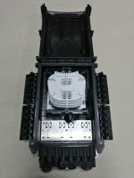 China Outdoor Wall Mount Black PP Material SC 24 48 Coress FTTH Terminal Fiber Optic Distribution box for sale