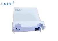 China 2 core ABS Fiber Rosetas fiber optic mini termination box wall socket faceplate ftth distribution box for sale