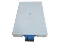 China 2 Core Indoor FTTH Fiber Optic Terminal Box With Sc Duplex Adapter CE Approval for sale