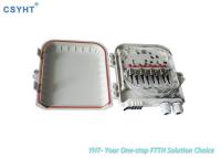 China 2x8 PLC IP65 Ftth Fiber Optic Termination Box With Lock for sale