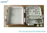 China 2x8 PLC IP65 Ftth Fiber Optic Termination Box With Lock for sale