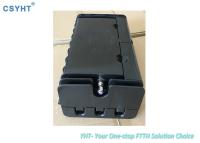 China Horizontal Fiber Optic Closure ABS Material IP65 Waterproof 3 In 3 Out Cable Port for sale