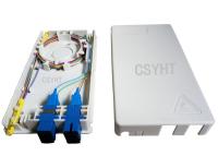 China 4F FTTH Fiber Access Terminal Box 4 SC 12FO Fiber Optic Wall Box for sale