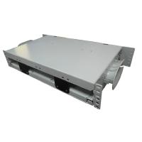 China 48 Ports Sliding Ffiber Optic Cable Patch Panel ODF 2U 19 Inch Rack Mount SC Adapter for sale