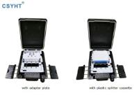 China Small Size FTTH Fiber Optic Terminal Box 8 Ports PP Impact Resistant Plastic for sale