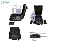 China Small Size FTTH Fiber Optic Terminal Box 8 Ports PP Impact Resistant Plastic for sale