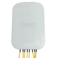 China 8 Core IP44 FTTH Fiber Optic Terminal Box SC Adapter Wall Mounted for sale