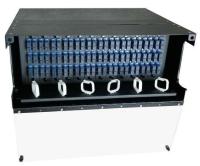 China FTTB ODF 4U Fiber Optic Patch Panel FTTX 144c Fiber Optic Distribution Box for sale