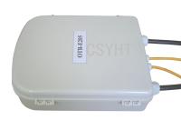 China 6 Cable Ports FTTH Fiber Optic Terminal Box ABS Plastic Indoor Wall Mounted for sale