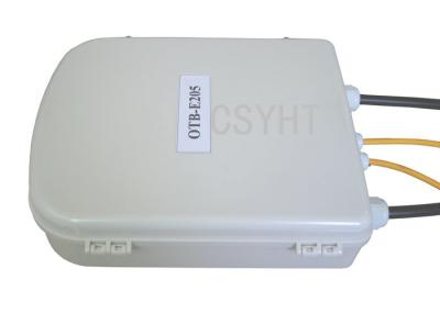 China 6 Cable Ports FTTH Fiber Optic Terminal Box ABS Plastic Indoor Wall Mounted for sale