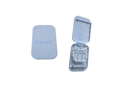 China BOITIER FIBRE OPTIQUE FTTH PLASTIQUE 8FO Indoor wall mount ABS white color for sale