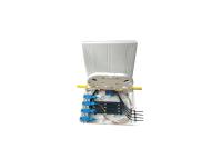 China BOITIER FIBRE OPTIQUE FTTH PLASTIQUE 8FO Indoor wall mount ABS white color for sale
