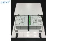China 2U 48 Port Rack Mount Optical Distribution Frame ODF 19 21 Inches Cold Roll Steel for sale