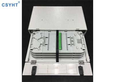 China 2U 48 Port Rack Mount Optical Distribution Frame ODF 19 21 Inches Cold Roll Steel for sale