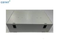 China PLC Spliter Fiber Optic Patch Panel 19'' Rackmount Splice Tray Sliding Type for sale