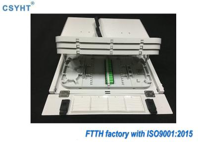 China 72 Fibers SC Fiber Optic Cable Patch Panel 19'' Rackmount ODF With PLC Splitter for sale