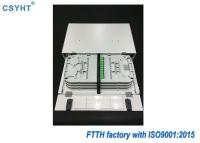 China 72 Fibers SC Fiber Optic Cable Patch Panel 19'' Rackmount ODF With PLC Splitter for sale