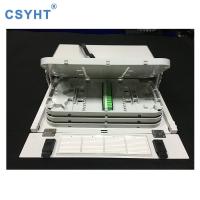 China Cold Roll Steel Fiber Optic Patch Panel 19 Inch 2U 48 Fibers For Ftth Project for sale