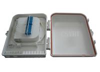 China 16 Ftth Drops Optical Network Terminal Box IP66 ABS Plastic 6 Fiber Per Tray for sale