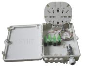 China Wall / Pole Mounting FTTH Fiber Optic Terminal Box 8 Ports Abs Plastic Outdoor for sale