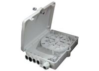 China Wall / Pole Mounting FTTH Fiber Optic Terminal Box 8 Ports Abs Plastic Outdoor for sale