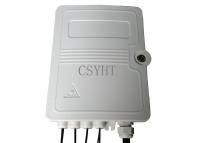 China Wall / Pole Mounting FTTH Fiber Optic Terminal Box 8 Ports Abs Plastic Outdoor for sale