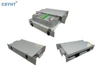 China 4 Splice Cassette Fiber Optic Rack Mount Patch Panels 48 Ports Pull Out ODF 19