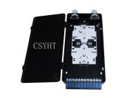 China Indoor Wall Mounted Fiber Optic Distribution Box 12 Port For Optical Fiber Splicing for sale