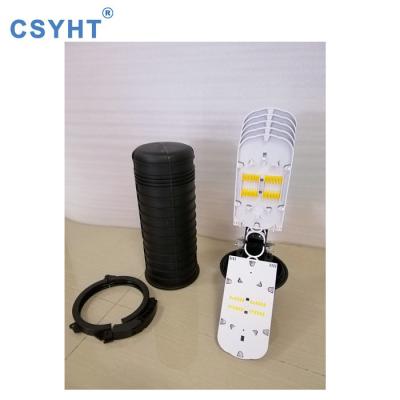 China PP FTTH Optical Fibre Cable Joint Closure 144 Fibers IP68 With Mechanical Sealing for sale