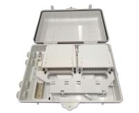 China IP65 ABS 48 Ports Outdoor Fiber Terminal Box CTO 1x32 16 Fiber Splitter Box For FTTH GPON Solution for sale