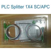 China Telecom PLC Fiber Optic Splitter Mini Steel Tube 1x2 1x16 SC UPC/APC Bare Fiber for sale