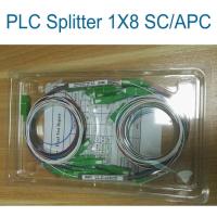 China Telecom PLC Fiber Optic Splitter Mini Steel Tube 1x2 1x16 SC UPC/APC Bare Fiber for sale