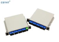 China LSZH 1X8 PLC Splitter Module ABS Fiber Optic Splitter Cassette for sale