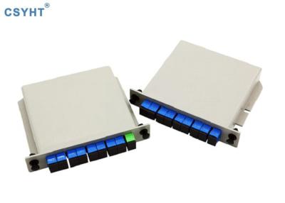 China LSZH 1X8 PLC Splitter Module ABS Fiber Optic Splitter Cassette for sale