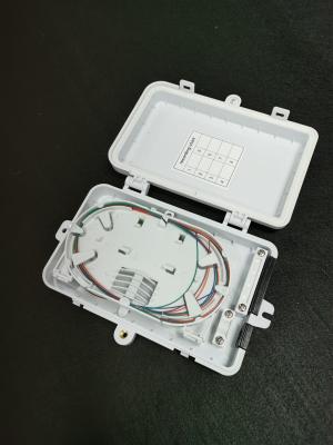 China 4 SC/APC Simplex Ports Outdoor Fiber Optic Distribution Box CTO IP65 Small Size for sale