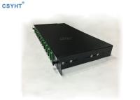 China 19 Inch 1U 24FO FDF Optic Fiber Distribution Frame With 12 SC Duplex Adapter Port for sale