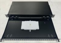 China 1U 19 inch Rack Mounted Fiber Optic 24 Port Sliding Patch Panel with SC Adapter and Pigtail for sale