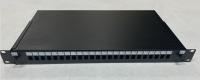 China 1U 19 inch Rack Mounted Fiber Optic 24 Port Sliding Patch Panel with SC Adapter and Pigtail for sale