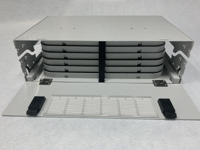 China Metal Pull - Out Tray Fiber Optic Distribution Box Slidable 19