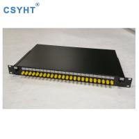 China Rack Mount Splicing Fiber Optic Patch Panel Termination Box 12-48 Core SC/FC/ST/LC for sale