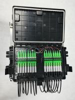 China Outdoor Aerial Hanged ABS Plastic Fiber Distribution Box 2 Sides For Loading PLC Splitter for sale