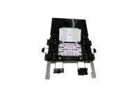 China NAP Black ABS Plastic FTTH Fiber Optic Terminal Box Outdoor 2 In 2 Out IP65 for sale