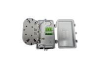 China 4FO PLC Splitter Type Fiber Optic Cable Box Outdoor Wall Mount Pole Mount ABS PP for sale