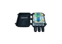 China Inline Type Fiber Optic Closure FTTH Box white gray black color for sale