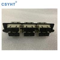 China LGX 6 Ports SC APC Simplex Fiber Optic Adapter Plate for sale