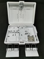 China Outdoor ABS Plastic Waterproof 12 Port FTTH Wall Mounted Fiber Optic Distribution Box for sale