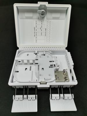 China Outdoor ABS Plastic Waterproof 12 Port FTTH Wall Mounted Fiber Optic Distribution Box for sale