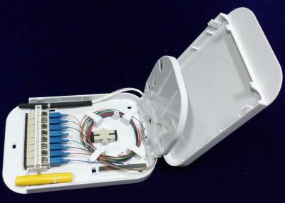 China FTTH 8 Core Outdoor Fiber Optic Terminal Box Indoor ODP ABS Material Fiber Optic Distribution Box for sale