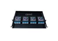China 96FO LC Quad Adapter ODF 1U Fiber Optic Cable Patch Panel Data center for sale